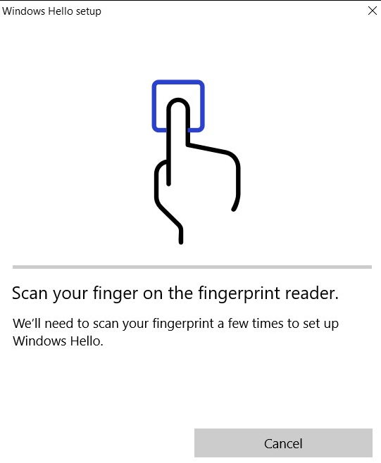 How to Configure Windows Hello in Windows 10 for Biometric Scanners ...
