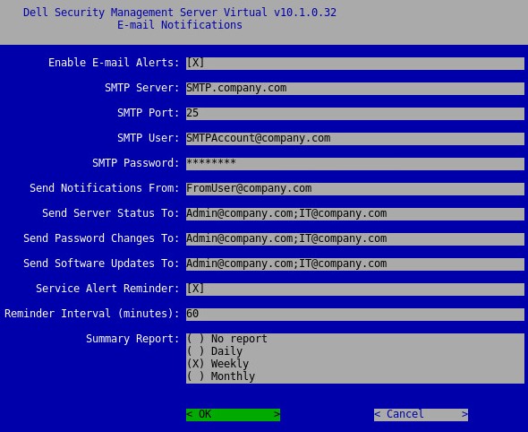 How to Configure SMTP Settings for Dell Data Security Servers | Dell US
