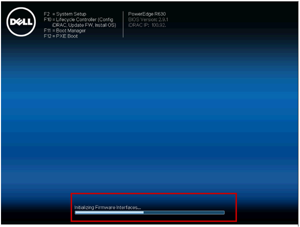 ME4: ME484 JBOD connected host stuck at “Initializing Firmware ...
