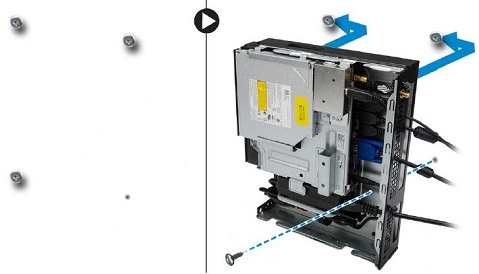 OptiPlex Micro Form Factor Mounting Options and installation methods ...