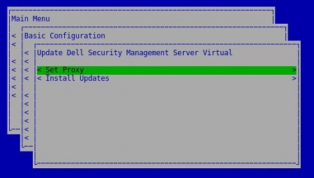 How to Configure Proxy Settings in Dell Security Management Server ...