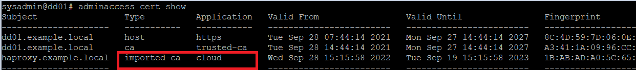 Configure ECS Cloud tier with Data domain | Dell Canada