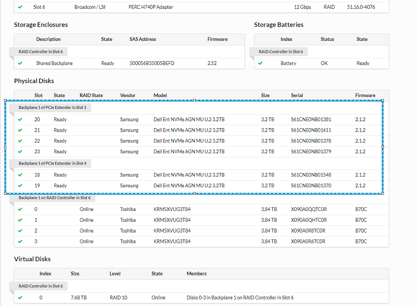 How to determine the NVMe SSD Physical slot number from the sosreport ...