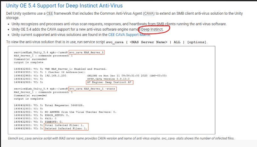 Dell Unity: Eicar Malware Testing on Unity NAS Gets a Network Error ...
