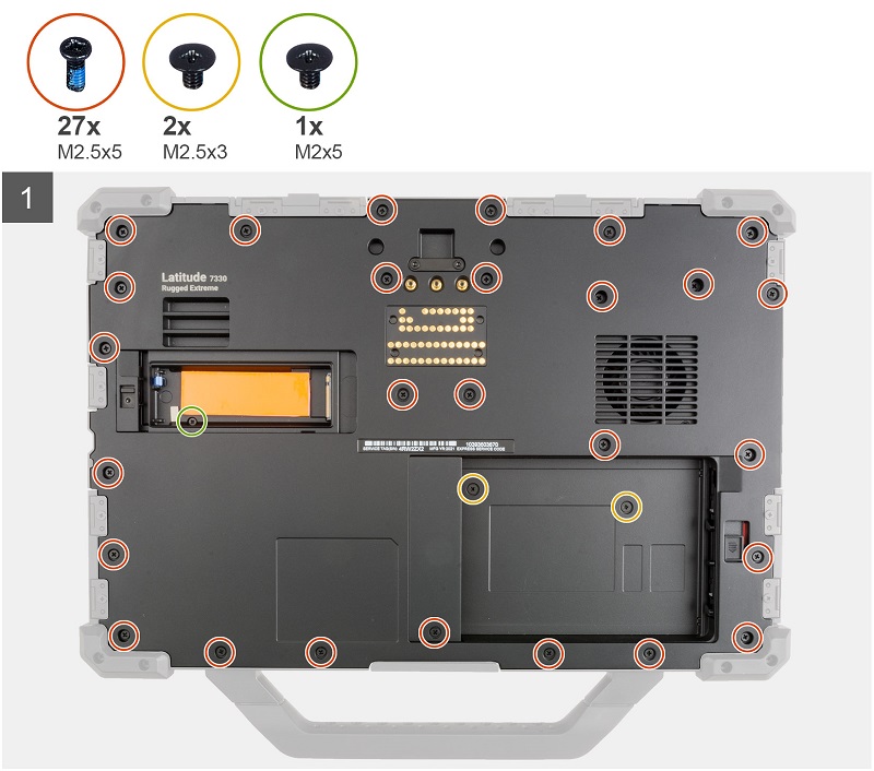 Инструкции по извлечению заменяемых клиентом компонентов (CRU) на Dell ...