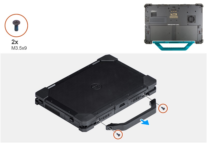 Инструкции по извлечению заменяемых клиентом компонентов (CRU) на Dell ...