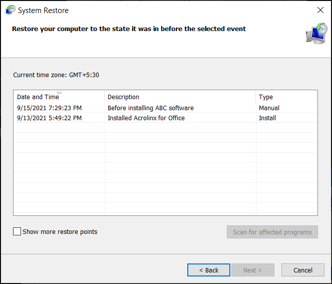 How to Use System Restore in Microsoft Windows | Dell Canada