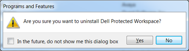 How to Uninstall Dell Data Protection Protected Workspace | Dell US