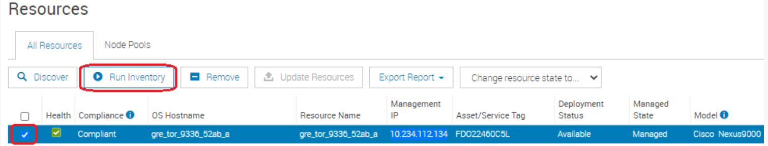 PowerFlex Manager: Switch performance metrics are not visible because ...