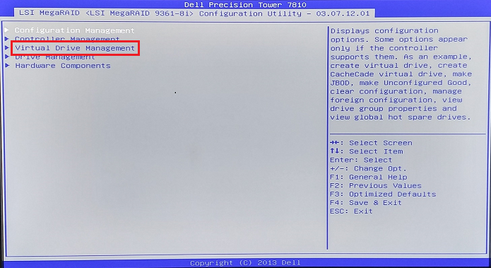 Management and Configuration of RAID Arrays on LSI MegaRAID 9361-8i ...