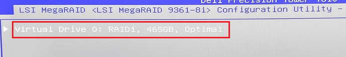 Management and Configuration of RAID Arrays on LSI MegaRAID 9361-8i ...