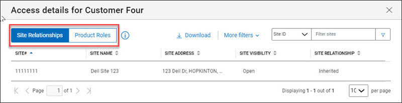Company Administration - View and Manage Sites & Contacts | Dell US