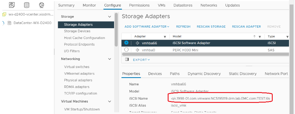 PowerStore: Inaccessible vVol datastore if the IQN of ESXi host uses uppercase | Dell Canada
