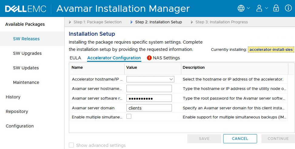 Avamar | NDMP: So stellen Sie den virtuellen vNDMP Accelerator Node ...