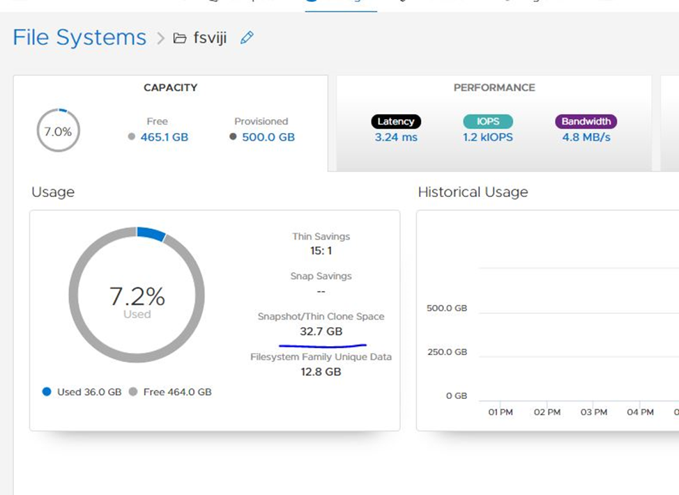 PowerStore: For NAS-replikeringssystemet (File), findes der værdier for replikeringssnapshots ...