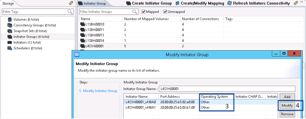 XtremIO: 이니시에이터 유형은 XtremIO 4.0 이상에 연결된 호스트에 대해 ESX로 지정되어야 합니다. | Dell 대한민국