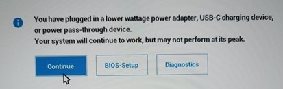 Dell Laptop Shows a Warning Message When Turning on with AC Adapter or ...