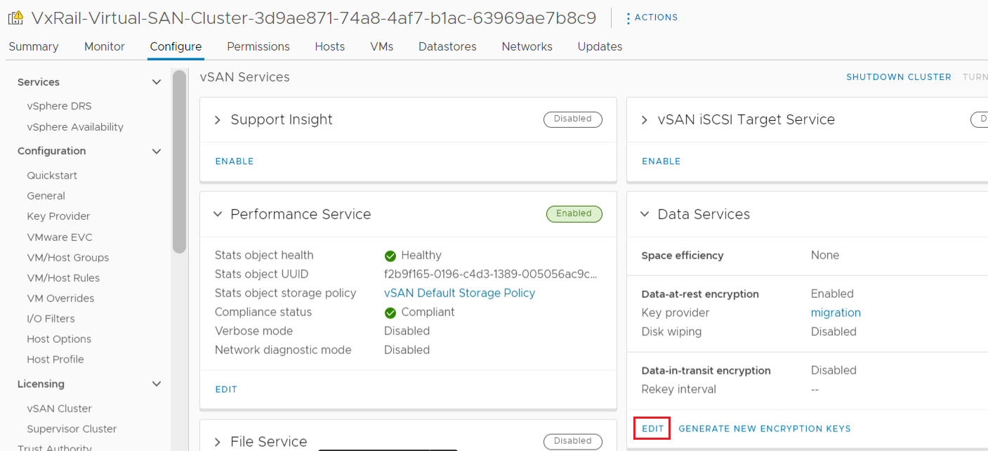 Dell Vxrail Cluster Migration Precheck Error When The Vsan Is Encrypted Dell Macedonia