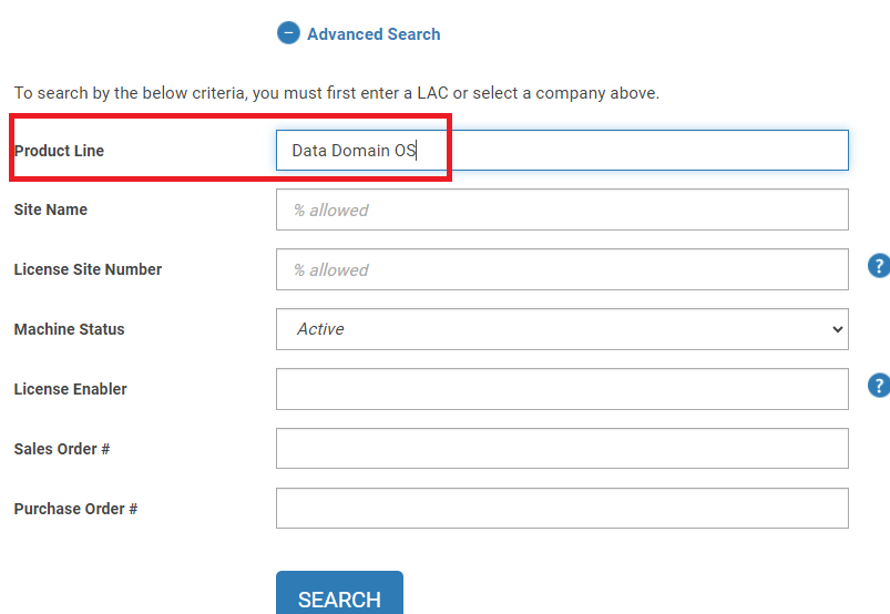 Viewing Data Domain Licenses and Certificates activated from ...