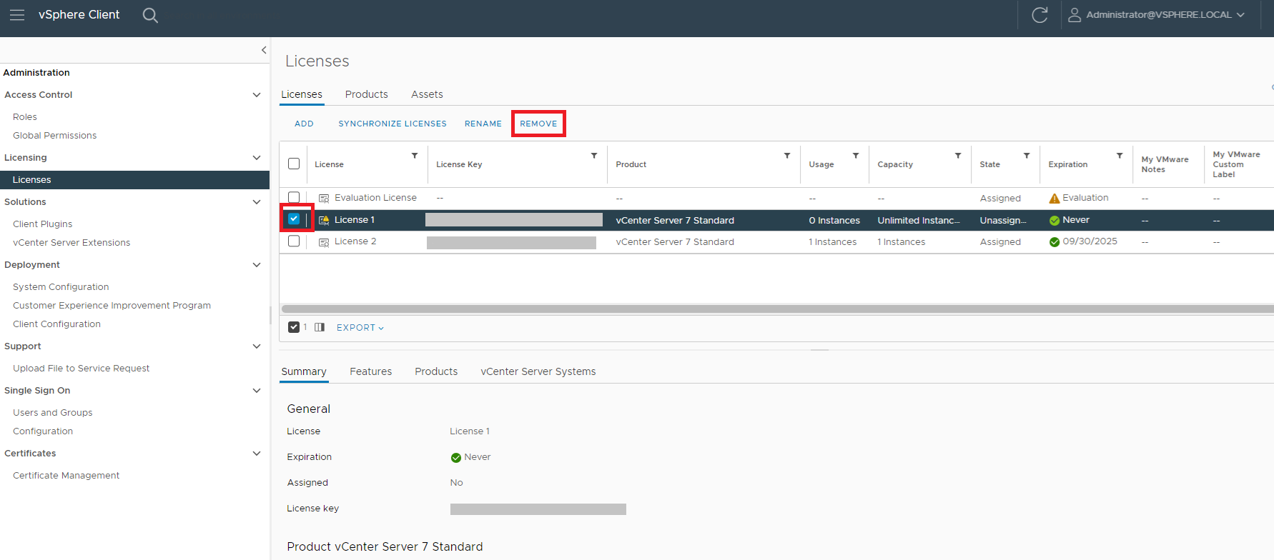 VxRail: How to Assign a Subscription License and Remove the Embedded ...