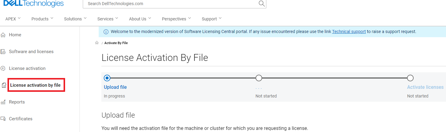 Isilon Licensing using Activate by File | Dell US