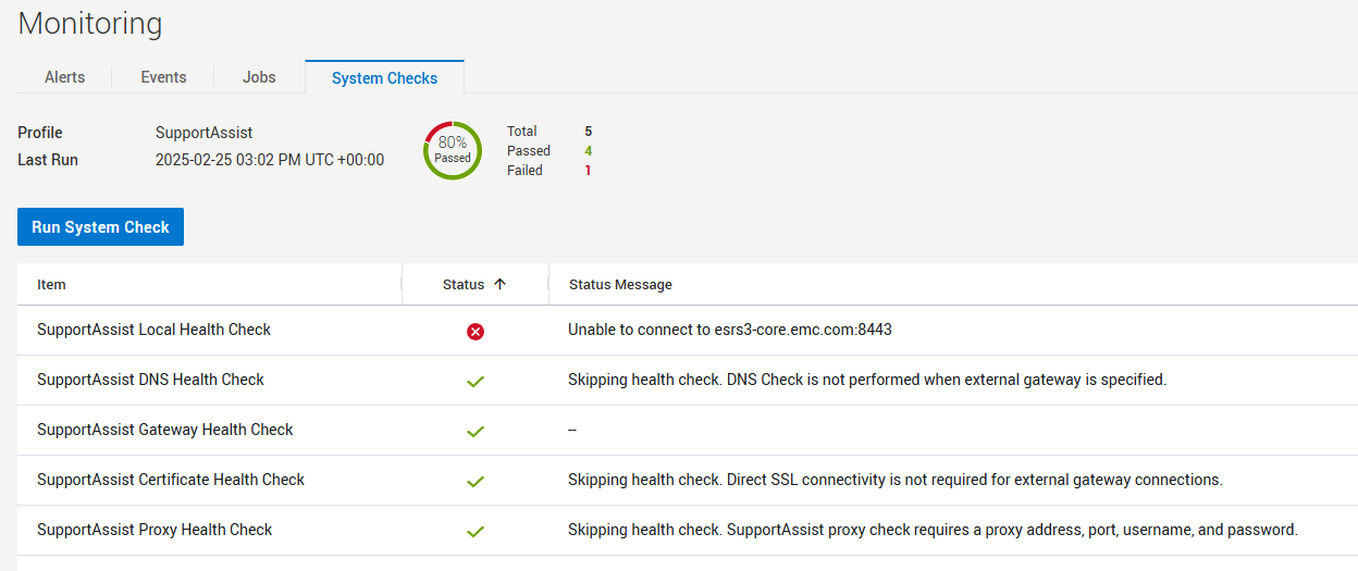Powerstore Supportassist Enablement Fails On V4 X Over Secure Connect Gateway Due To