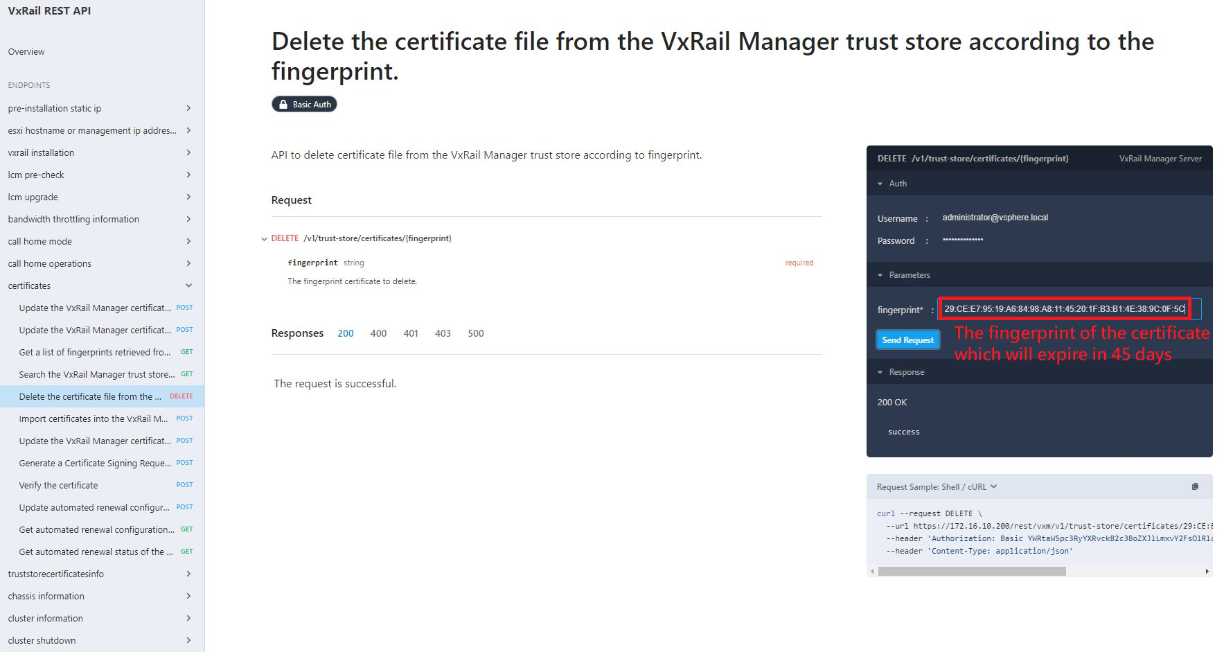 Dell VxRail: Non-vCenter CA certificate in VxRail manager trust store ...