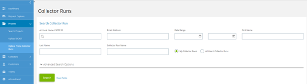 Live Optics | Optical Prime | Create an Optical Prime Project Using ...