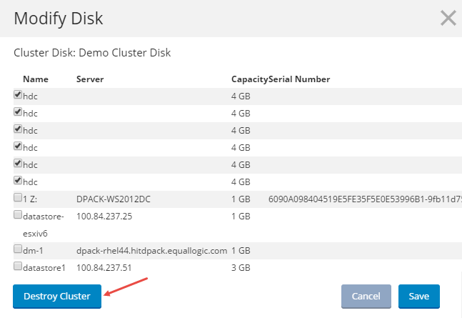 Live Optics | Optical Prime | Destroy a Cluster Disk from a Live Optics ...