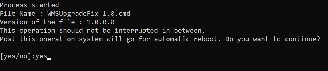 Wyse Management Suite Private Cloud Displays Error "Upgrade ...