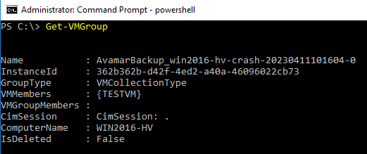Avamar Hyper V Plugin How To Check For Orphan Hyper V Vm Groups And Vm Checkpoints On A Hyper