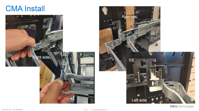 PowerVault MD24xx: How to Install the Cable Management Arm | Dell US