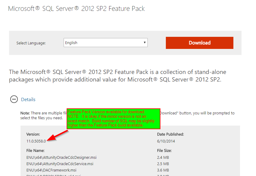 Avamar SQL Plugin SQL Server Management Objects (SMO) and Common Language Runtime (CLR) Package ...