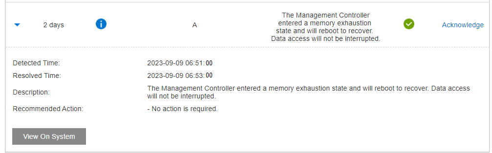 PowerVault ME5: Management Interface is Inaccessible or Unresponsive ...