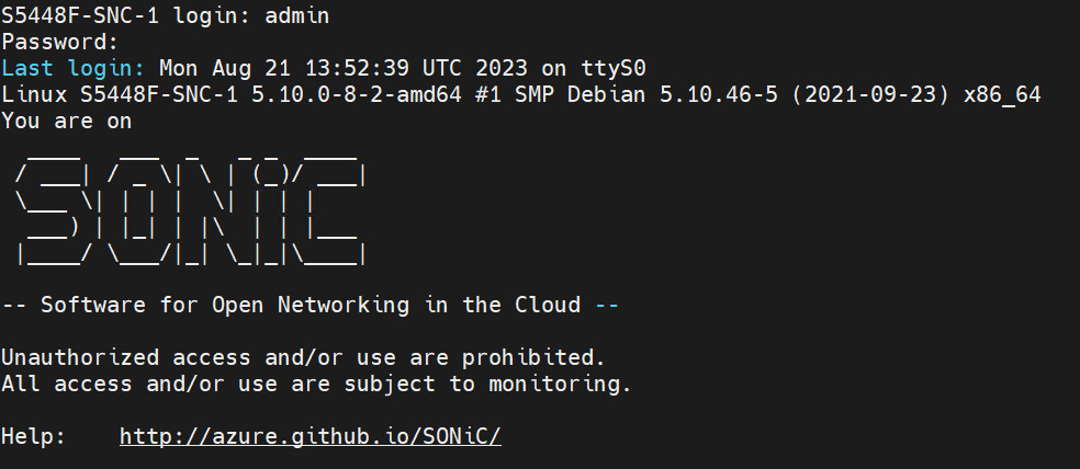 How to Modify the Default SONiC System Login Banner and MOTD Banner ...