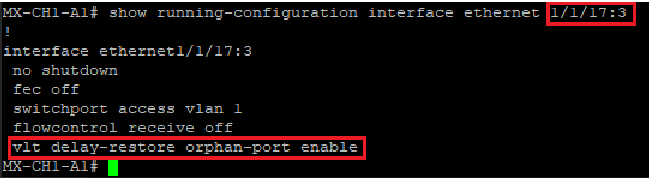 Dell Networking SmartFabric OS10 MX7116n Ports Blackholing Traffic ...