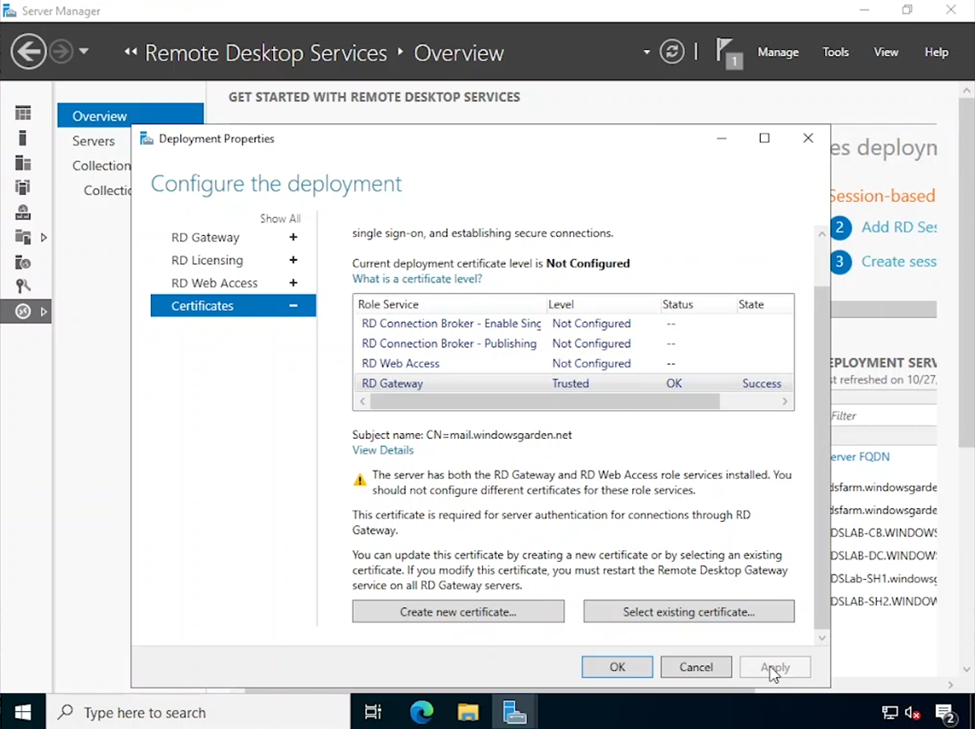 How to Set up a Remote Desktop Services Gateway Server in Windows Server 2022, 2019, or 2016 ...
