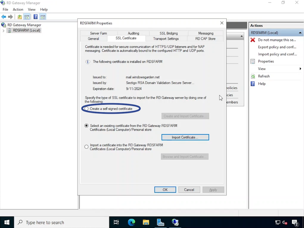 How to Set up a Remote Desktop Services Gateway Server in Windows Server 2022, 2019, or 2016 ...
