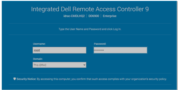 Data Domain：Juno DD6900/DD9400/DD9900 の iDRAC、パスワード、および設定のリセット手順 | Dell 日本