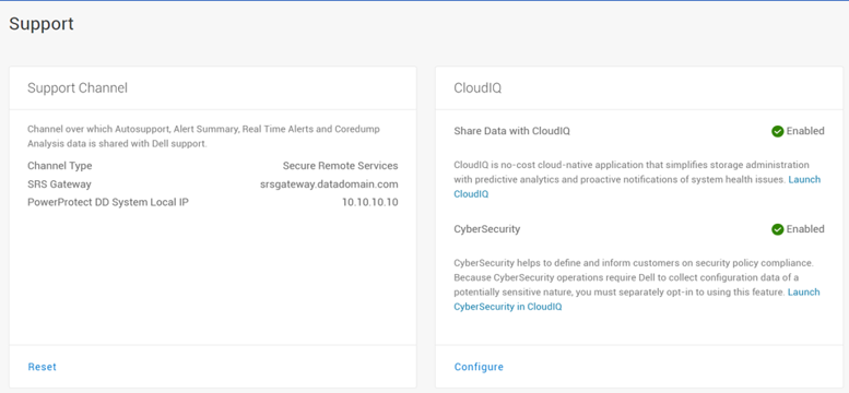 CloudIQ: General procedures to onboard PowerProtect Data Domain into CloudIQ and Cybersecurity ...