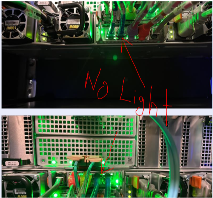 PowerMax 2500 og 8500: Ingen LED-lys på GuestOS-porte (port 3) på MSM ...