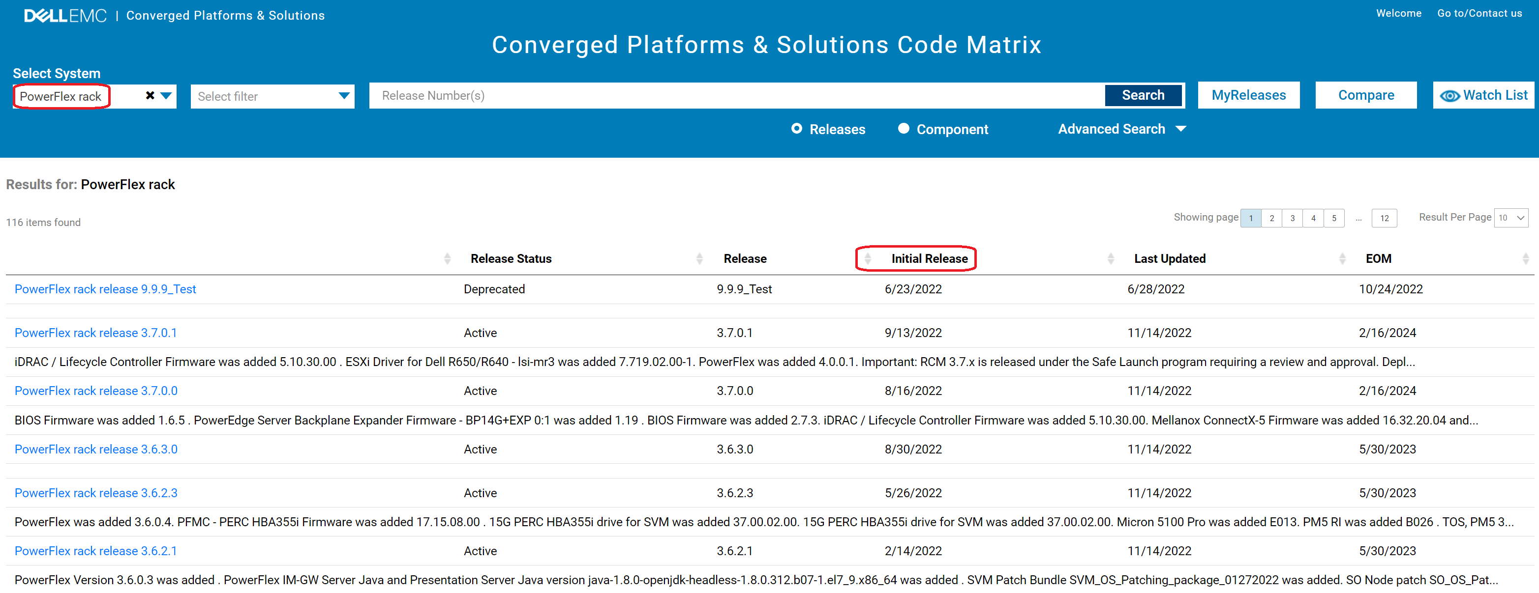 PowerFlex Manager - How to confirm RCM or IC bundle on a Rack or ...