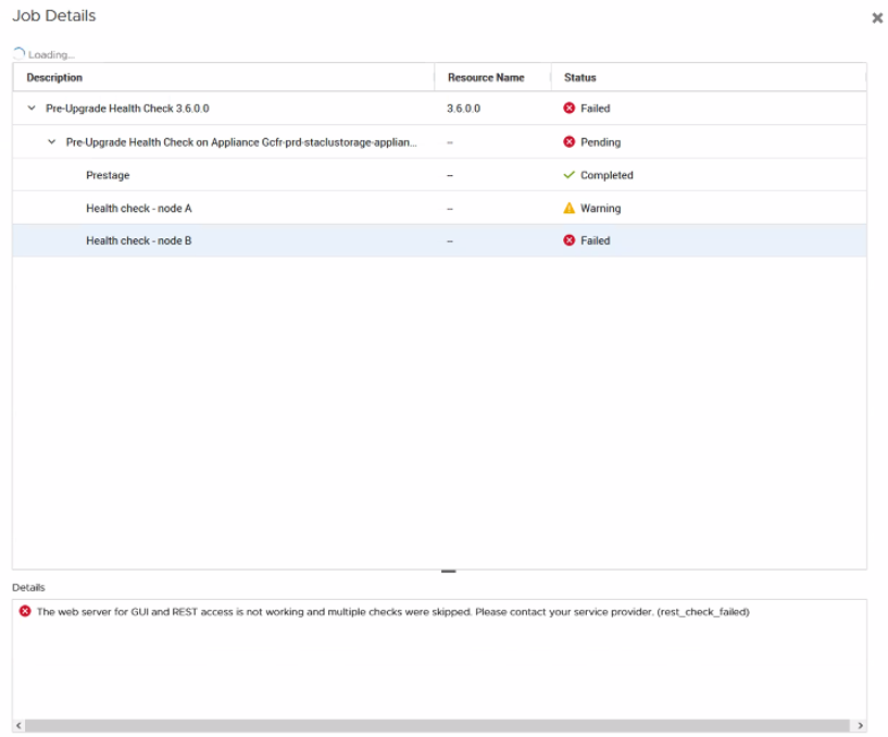 Powerstore Puhc Error Web Server For Ui And Rest Access Not Working Multiple Checks Skipped
