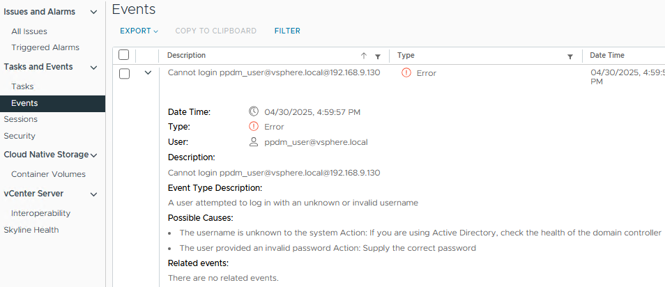 PowerProtect: PPDM vCenter discovery and VM backups fail after vCenter password changes | Dell India