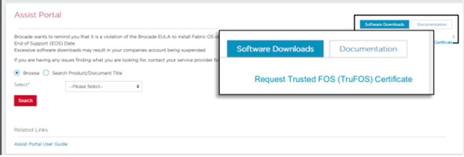 Connectrix Brocade B-Series: How to get TruFOS certificates and what do ...