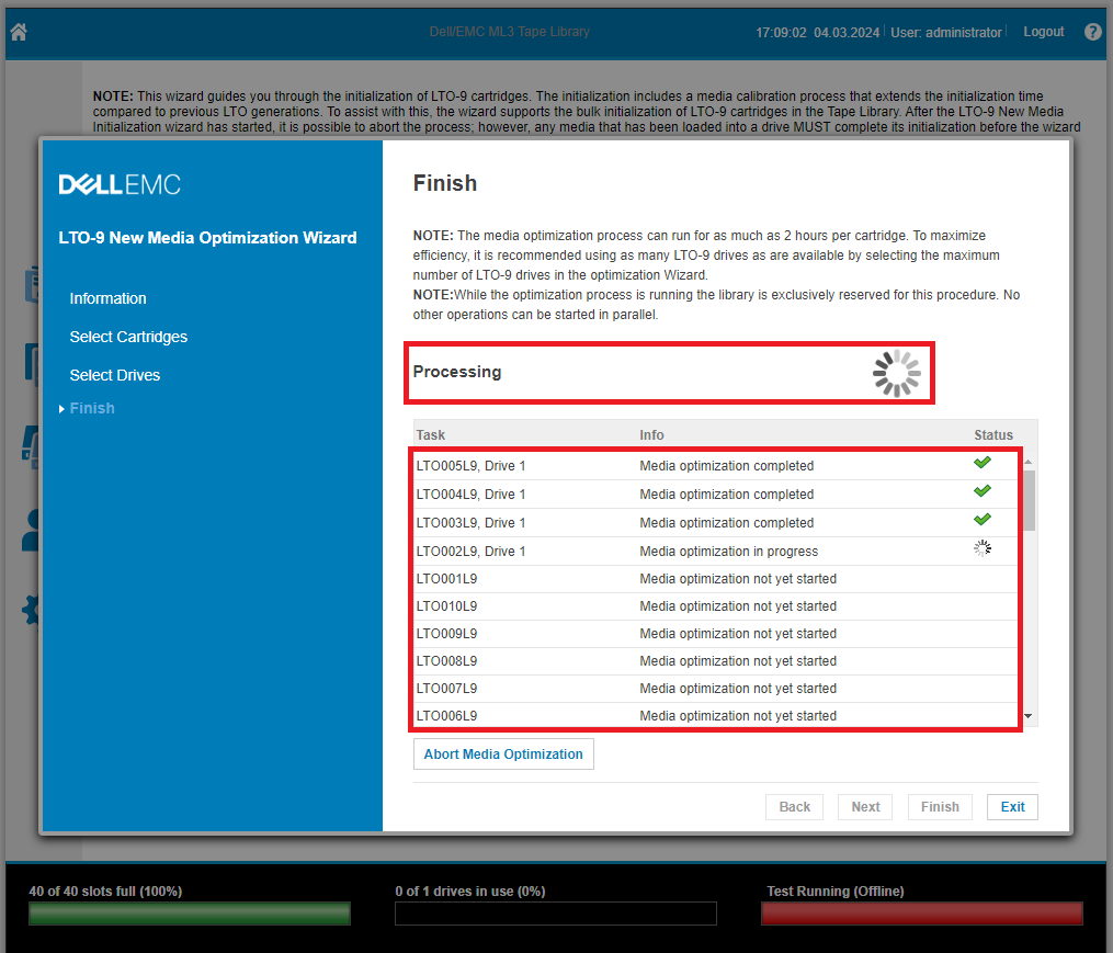 PowerVault ML3: LTO9 Media Optimization | Dell 日本