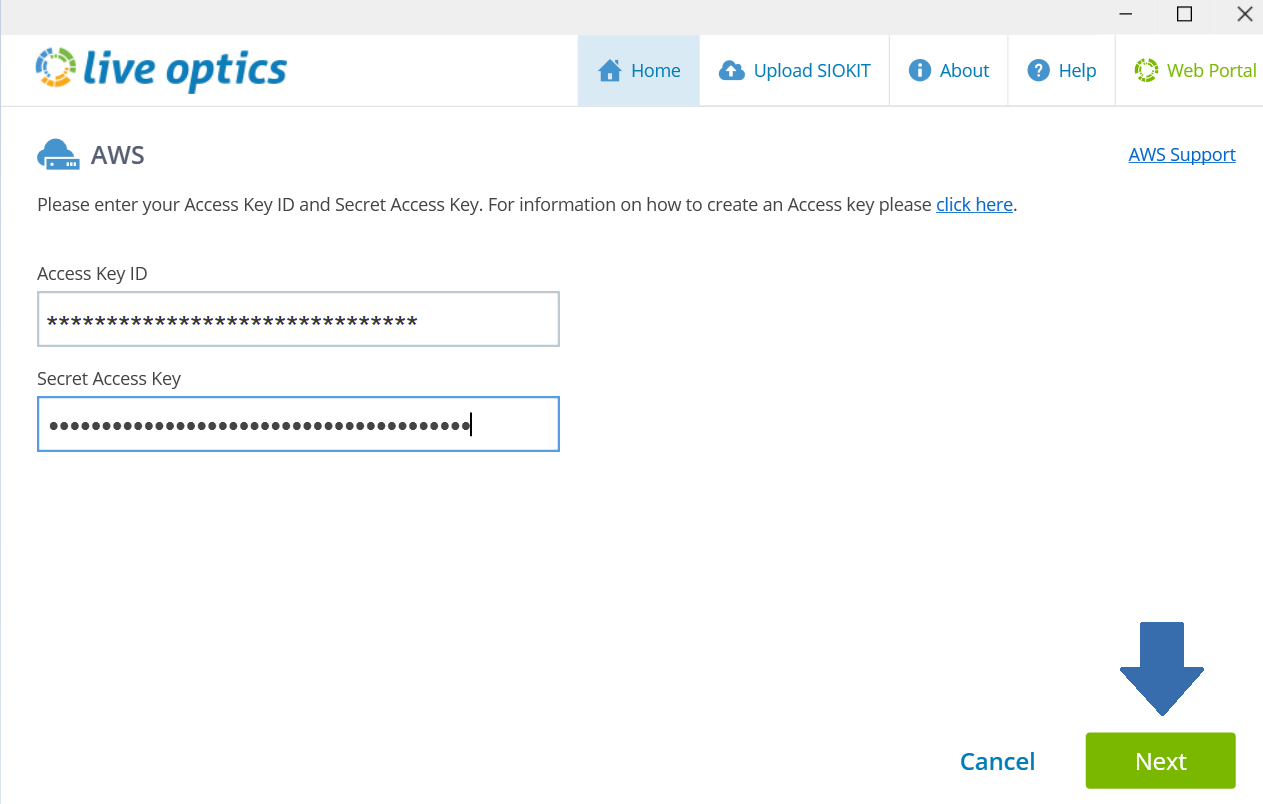 Live Optics: Complete an AWS collection | Dell Canada