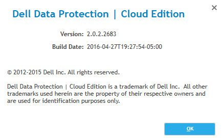 How to Identify the Dell Data Protection Cloud Edition Version | Dell ...