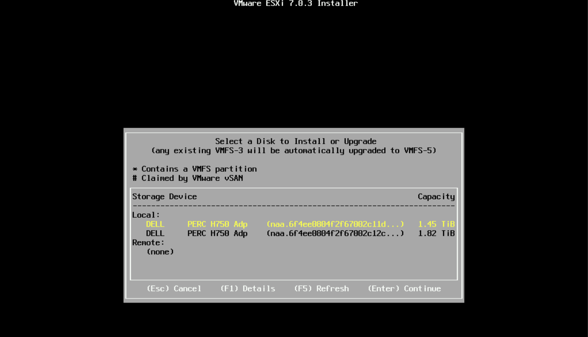 PowerEdge服务器通过iDRAC9虚拟控制台安装ESXi系统 | Dell 中国