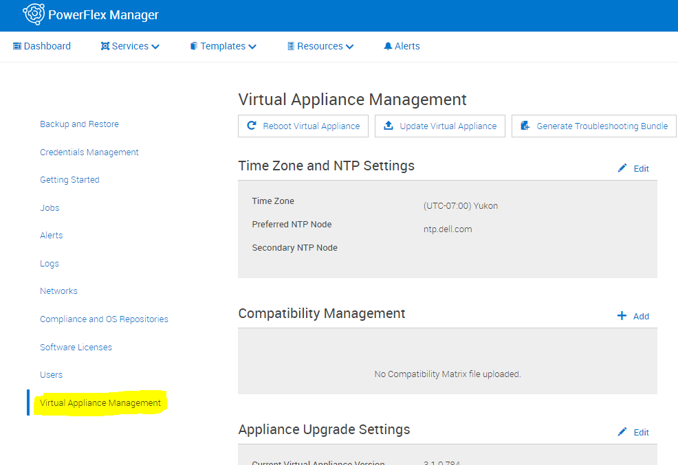 Generating a PowerFlex Manager (PFxM) Log Bundle | Dell US